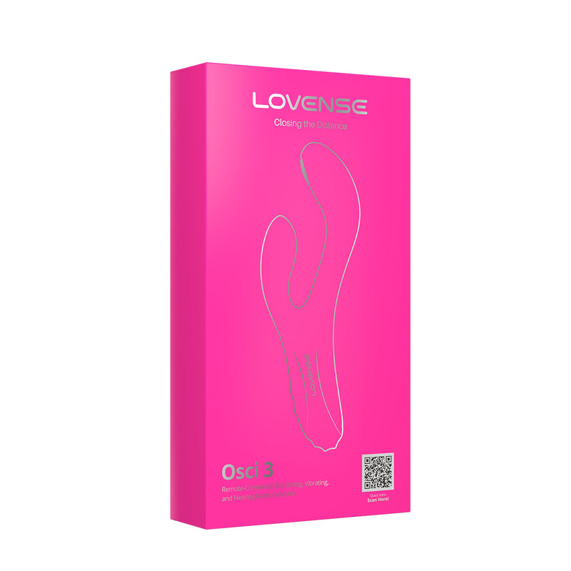 Buy Lovense Osci 3 | Heating Remote Control Rabbit Vibrator
